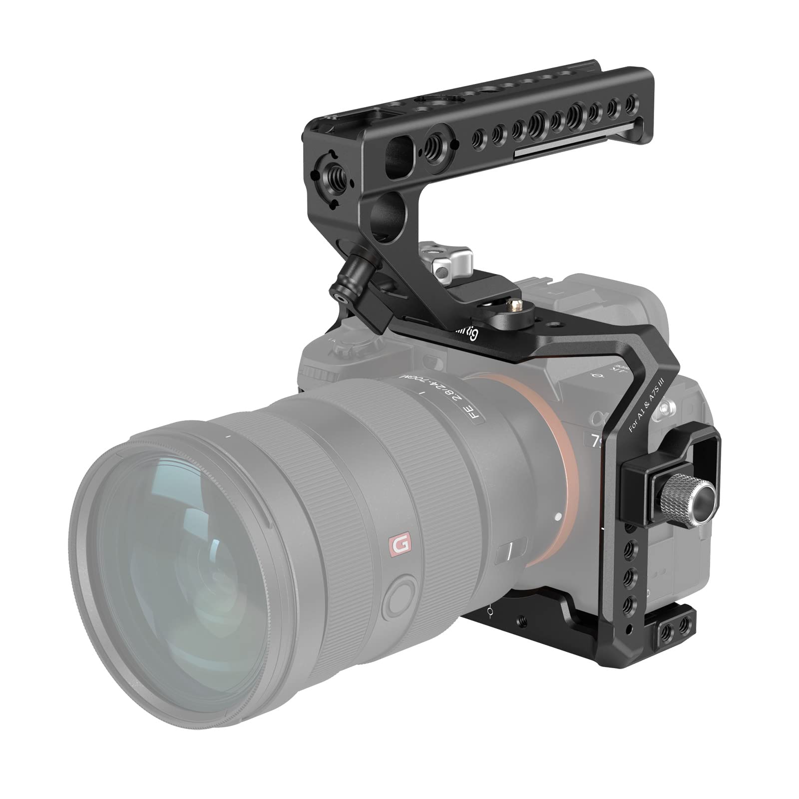 SMALLRIG Camera Cage Kit Master Kit for Sony Alpha 7S III / A7S III / A7S3 with HDMI Cable Clamp, NATO Rail, NATO Top Handle - 3009