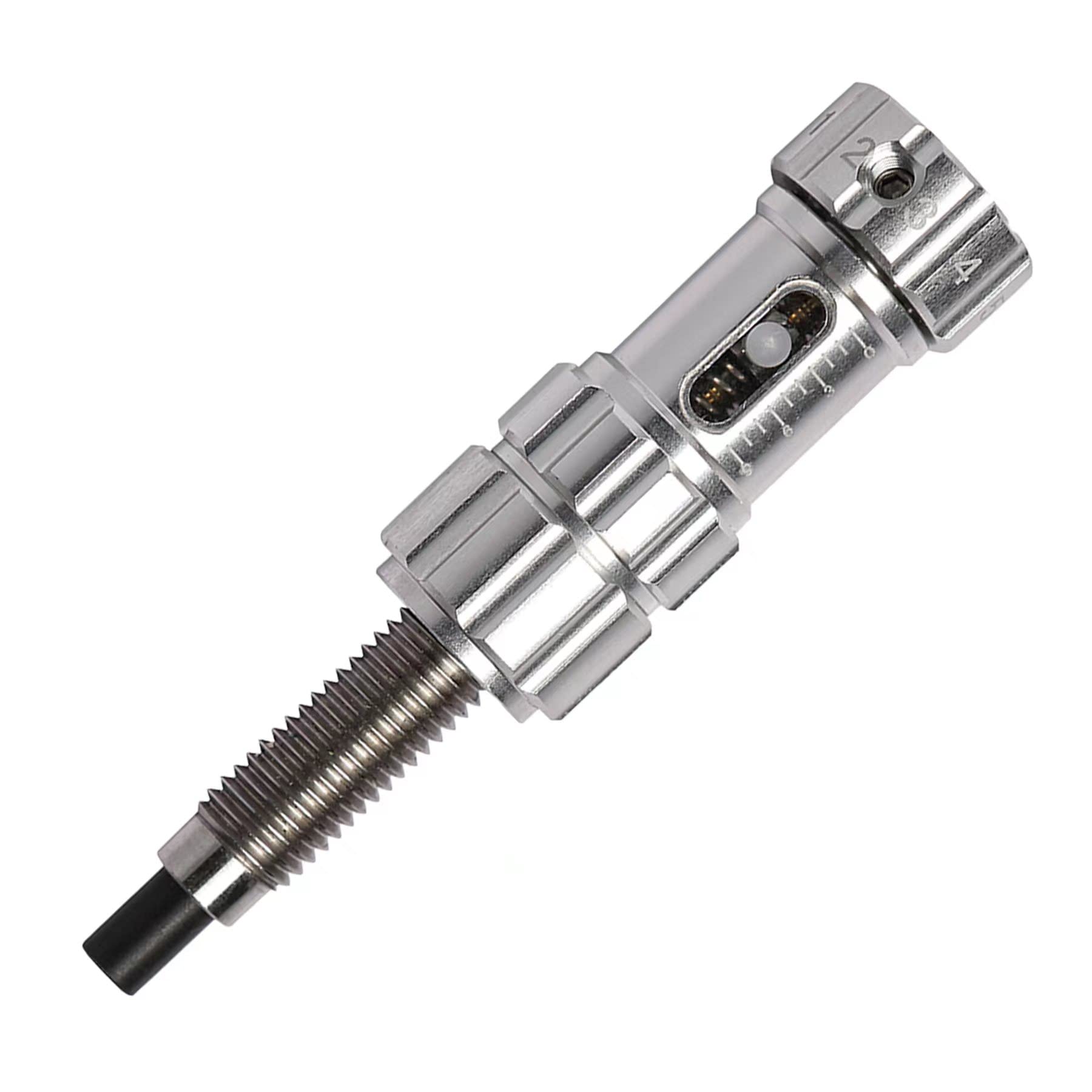 TACHYON ARCHERY Cushion Plunger with Adjustable Screw Recurve Bow Aluminum Alloy crew-in Pressure Button Rest (Sliver,Thread:5/16"-24)