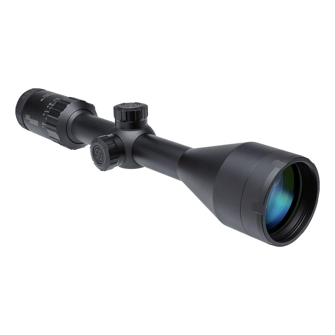 Sig Sauer Waterproof Fogproof Hunting Second Focal Plane 1-inch Tube Diameter 3-9X50mm Whiskey3 Scope, Hellfire QuadPlex Reticle