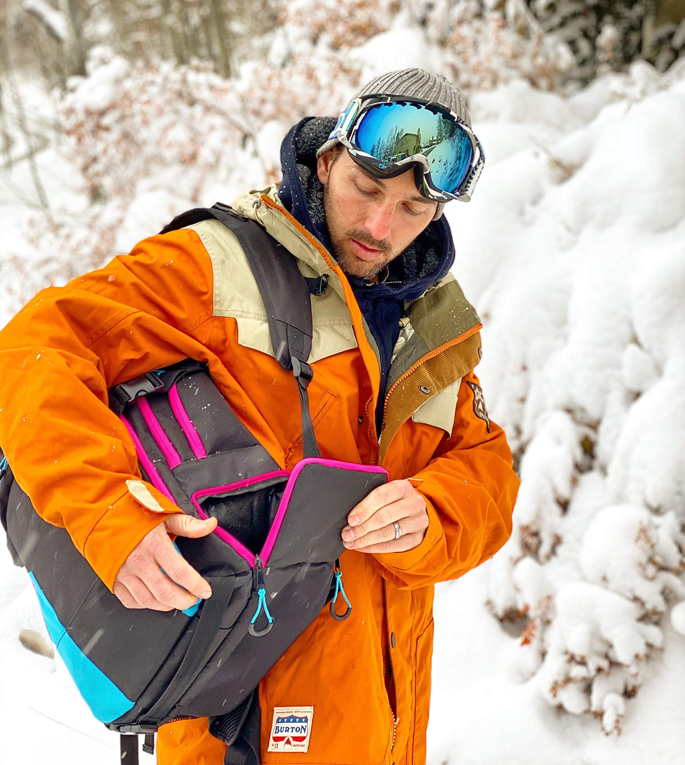 Powderhound Products Backpack Cooler- Premium Heavy Duty Cooler Backpack for Outdoors Snowboard Ski Hiking Adventure Travel Camping
