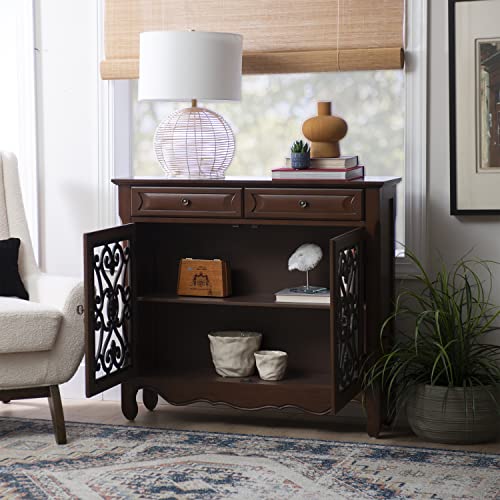 Powell Bannon Console, Light Cherry