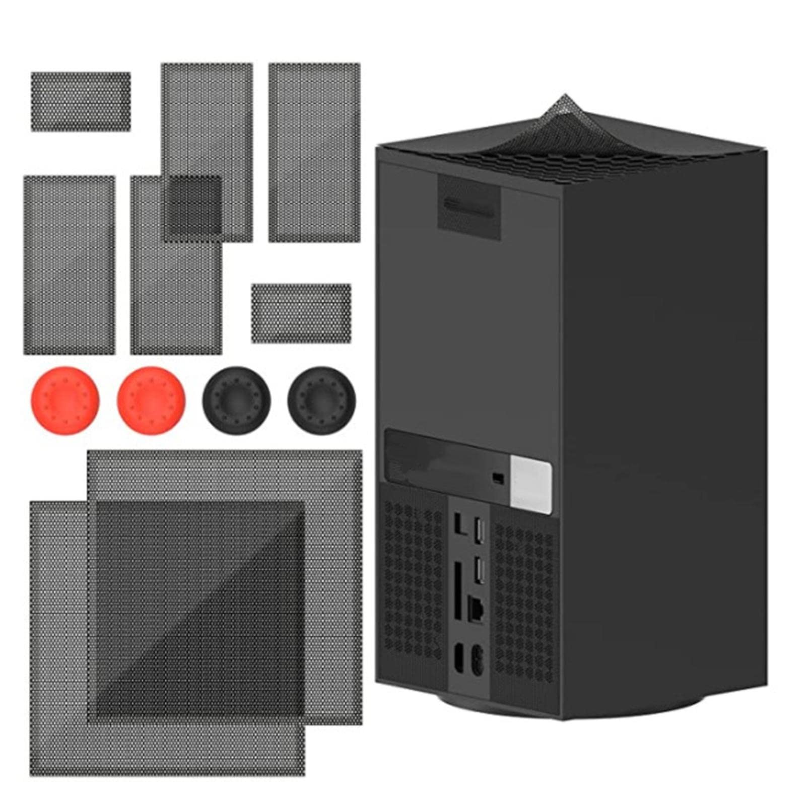 Vent Dust Filter Cover, Dust Proof Anti-Dust Nets Protector Covers Suit for Series x Game Console, Easy Cleaning - 2 Set DustProof Suit