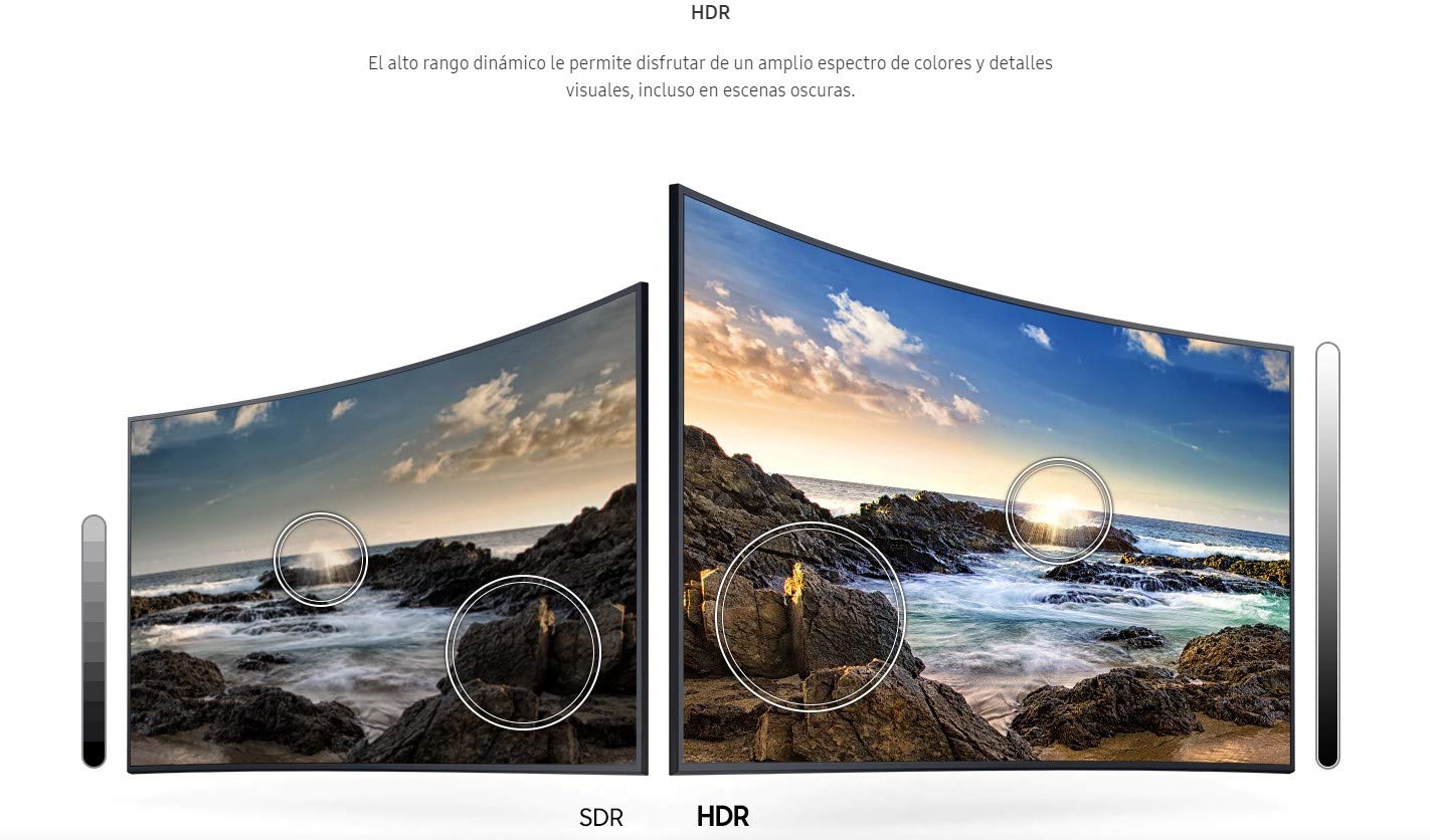 SAMSUNG 65-inch Class Curved UHD TU-8300 Series - 4K UHD HDR Smart TV With Alexa Built-in (UN65TU8300FXZA, 2020 Model), CHARCOAL BLACK