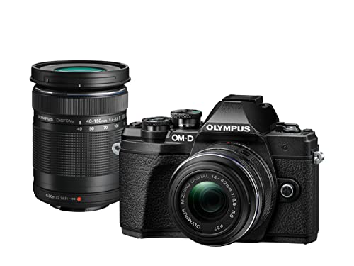 OM SYSTEM OLYMPUS M.Zuiko Digital 40-150mm F4.0-5.6 R Black For Micro Four Thirds System Camera, 3.75x Zoom Lens, Portable Design