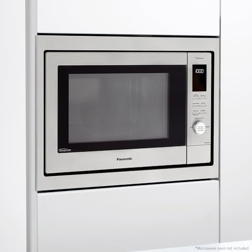 Panasonic 24-inch Microwave Trim Kit, Stainless Steel, for use with 1.2 cu ft NN-CD87KS Panasonic Microwave Oven β NN-TK81KCS