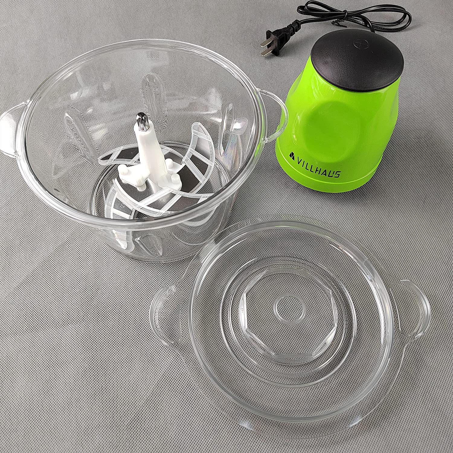 VILLHAUS-Electric food blenders ,High Capacity 8-Cup Blender Grinder for Meat, Onion