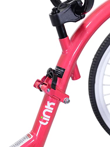 WeeRide Kazam Link Tagalong Children's Trailer Bike - Pink