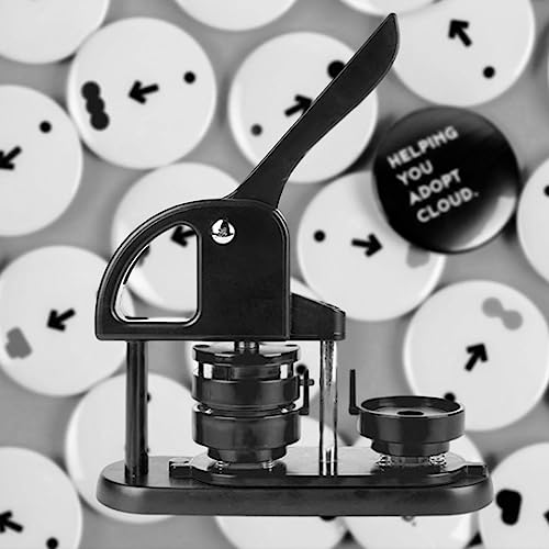 MYCENSE DIY Button Maker Machine Pin Maker Upgraded Button Making Supplies Pin Button Maker