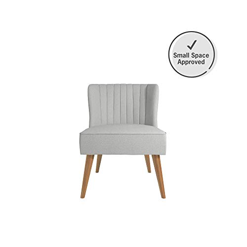 Novogratz Brittany Upholstered Accent Chair - Light Gray
