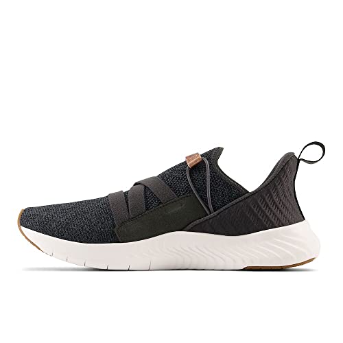 New Balance Women's DynaSoft Beaya V2 Slip-On Running Shoe, Blacktop/Gum 020/Black, 9