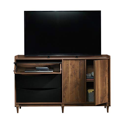 Sauder Harvey Park Entertainment Credenza, For TV's up to 55", Grand Walnut finish