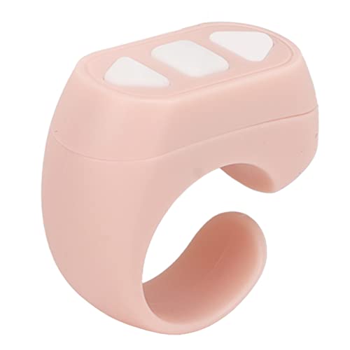 Remote App Page Turner, Ergonomic ABS Phone Remote Control for Watching TV (Pink)