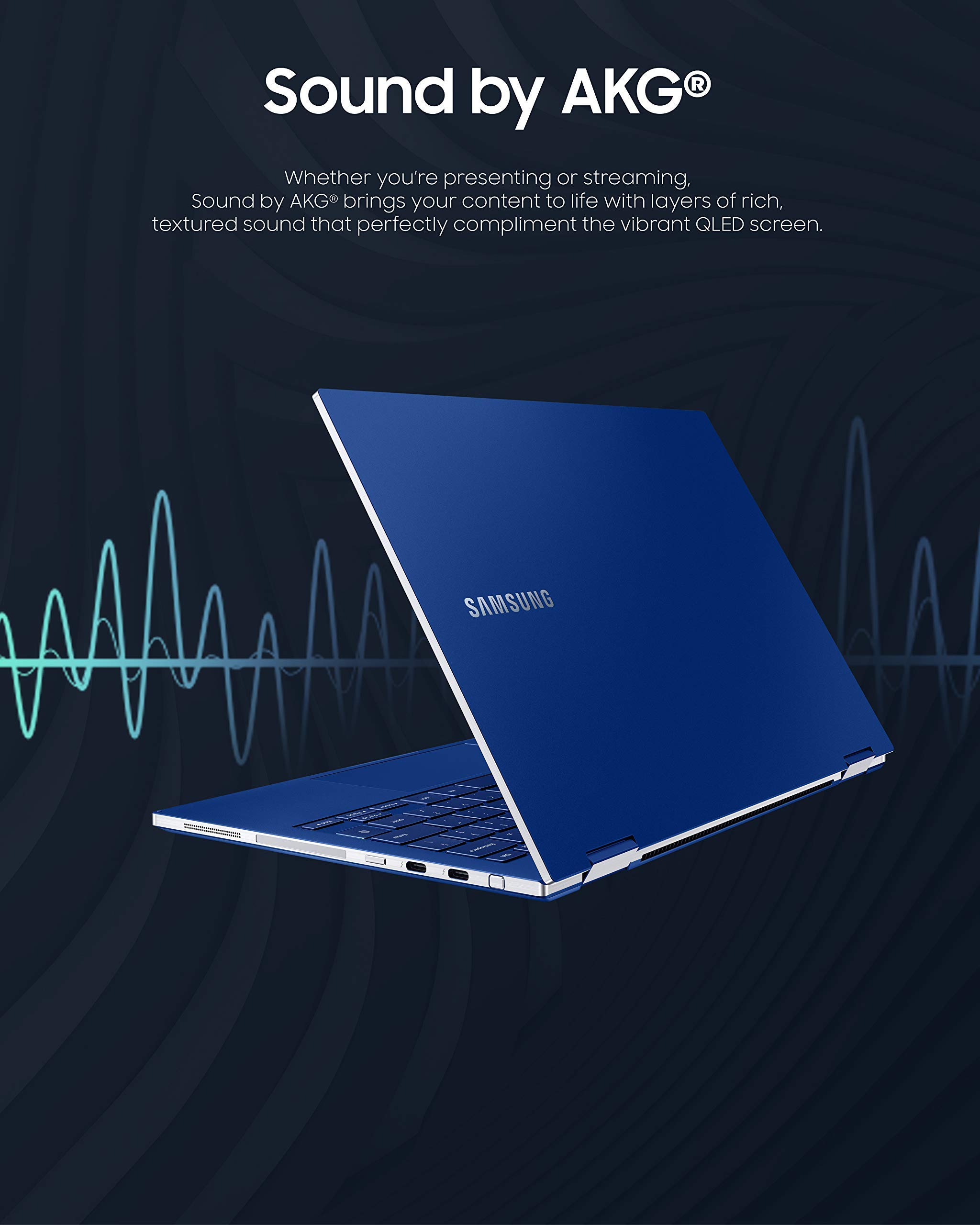 Samsung Galaxy Book Flex 13.3” Laptop| QLED Display and Intel Core i7 Processor | 8GB Memory | 512GB SSD| Long Battery Life and Bluetooth-Enabled S Pen | (NP930QCG-K01US), Blue (Renewed)