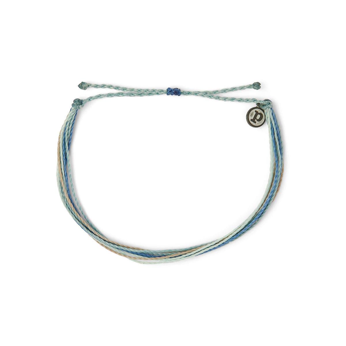 Pura Vida Originals Daybreak Anklet - Plated Charm, Adjustable Band - 100% Waterproof