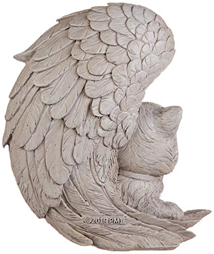 Precious Moments 193423 Always in Our Hearts Cat Memorial Garden Stone, One Size, Multicolor