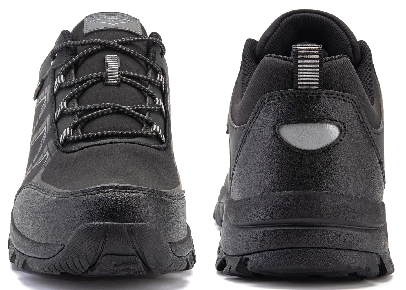 X-GRIP Mens Wide Hiking Shoes Water Repellent Outdoor Work Shoes