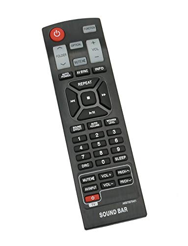 New - AKB73575421 Sound bar Remote Replaced for LG Soundbar NB3530ANB NB4530B NB3532A