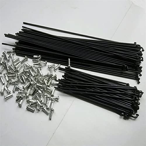 WICKYPRINCE spokesbiketeelnipples Mountain Wheel 100/batch Bicycle Spokes 14G 2.0mm * 80-275mm Mountain Bicycle Spokes Road Bicycle Folding Bicycle (Color : 133mm)