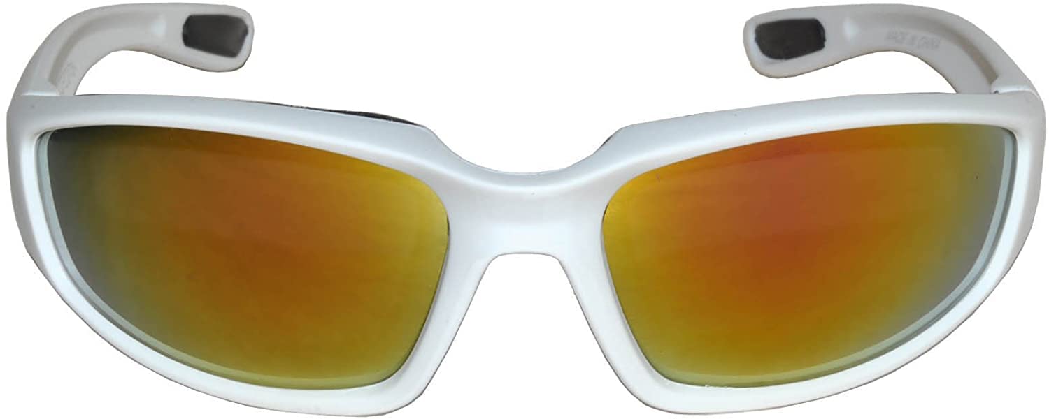OWL Motorcycle Glasses Men Women Foam Padded White Frame Cycling Riding Glasses UV400 Polycarbonate Motorcycle Goggles