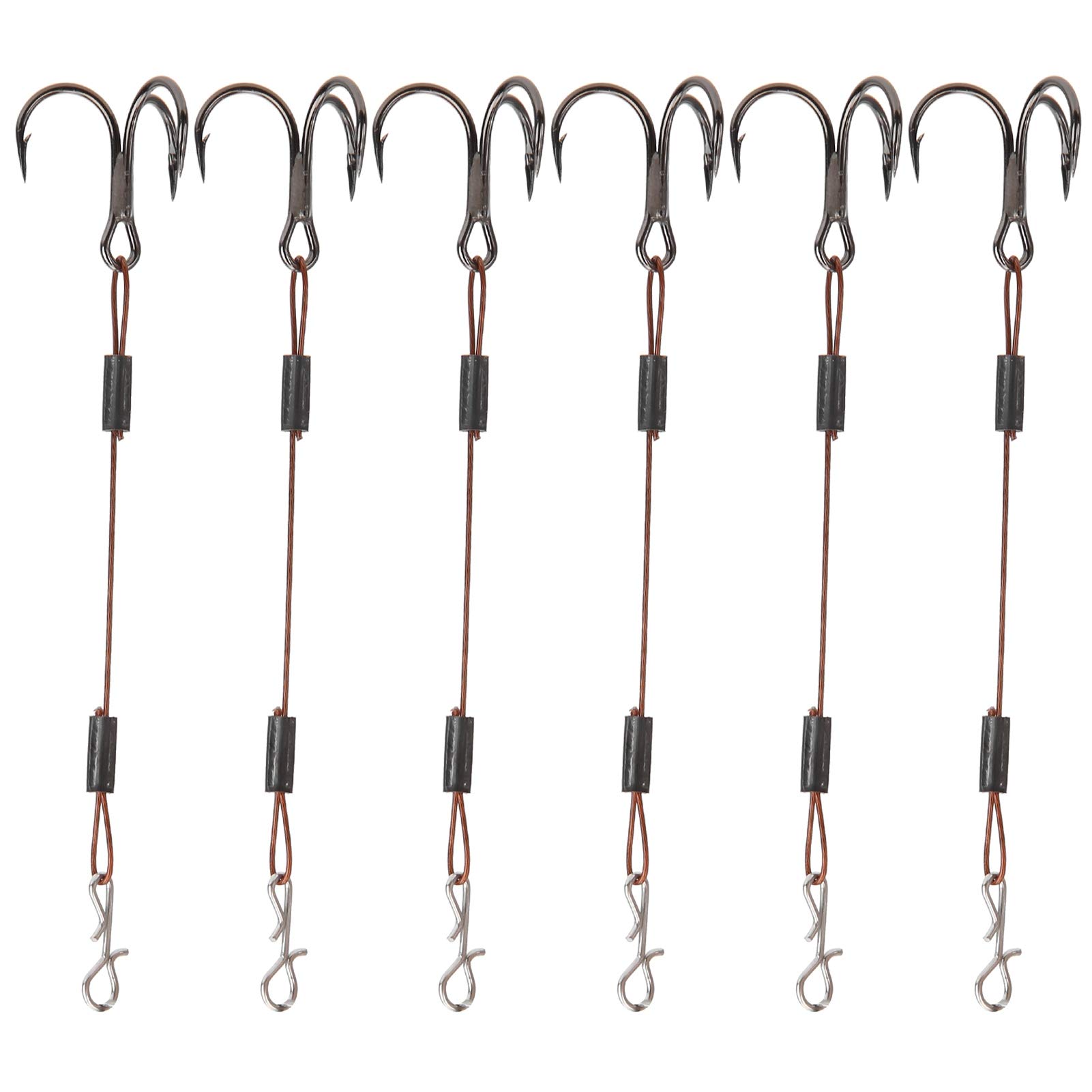VGEBY 2 Set Fish Hook, Reusable Incisive Lure Bait Barbed Hooks Kit Bait Hook Fishing Accessories Fishing Tools