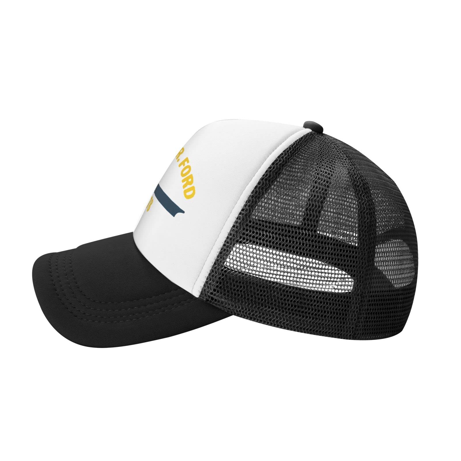 USS Gerald R Ford Cvn-78 Kids Mesh Cap Adjustable Trucker Hats Baseball Cap for Boys Girls Black