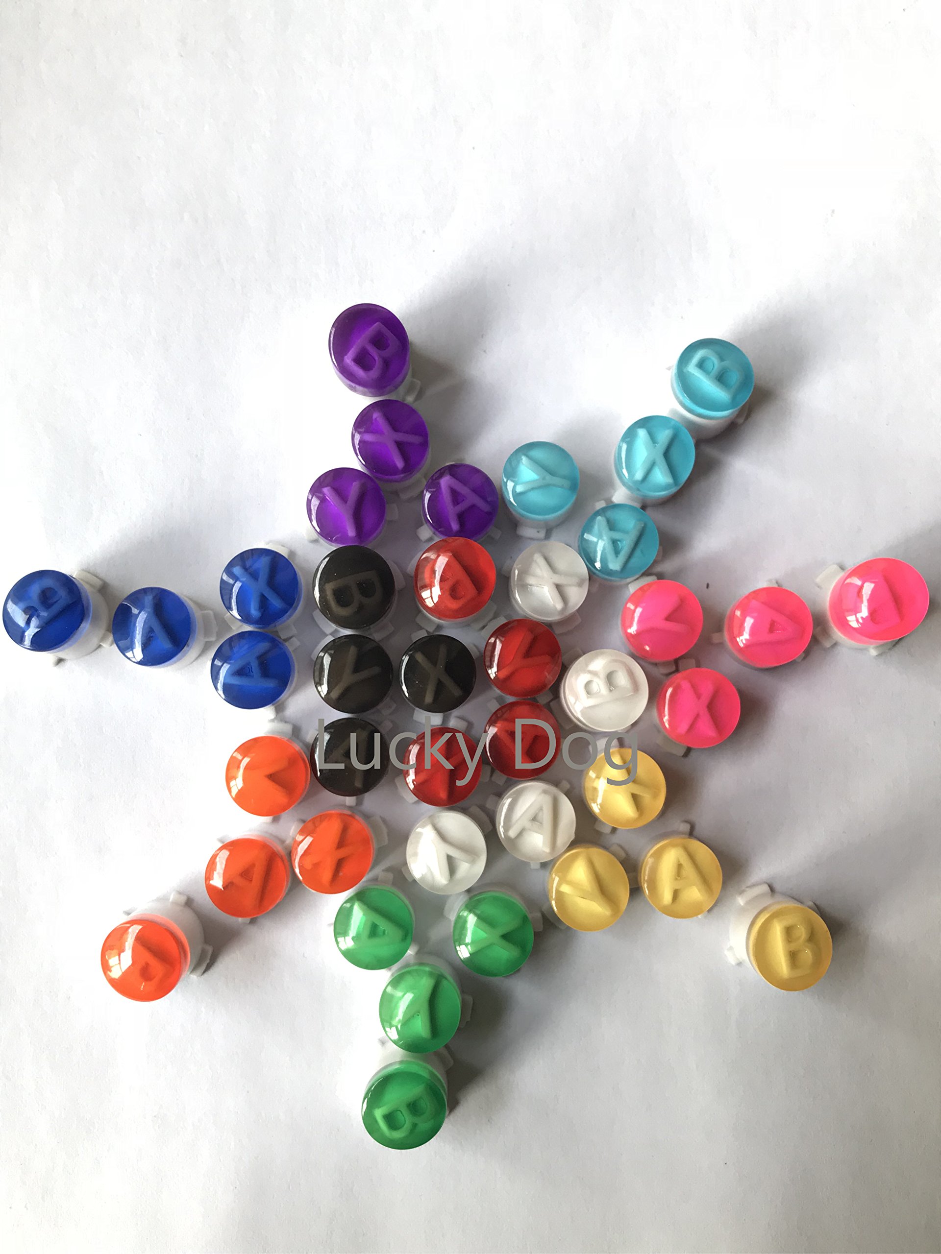 Purple Bullet Buttons ABXY Mod Kit Joystick for Xbox One Xbox One Slim Elite Controller