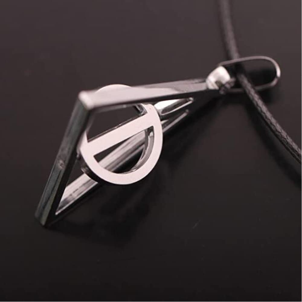 UTTER Potter Jewelry Deathly Hallows Pendant Necklace for Women Men and kids