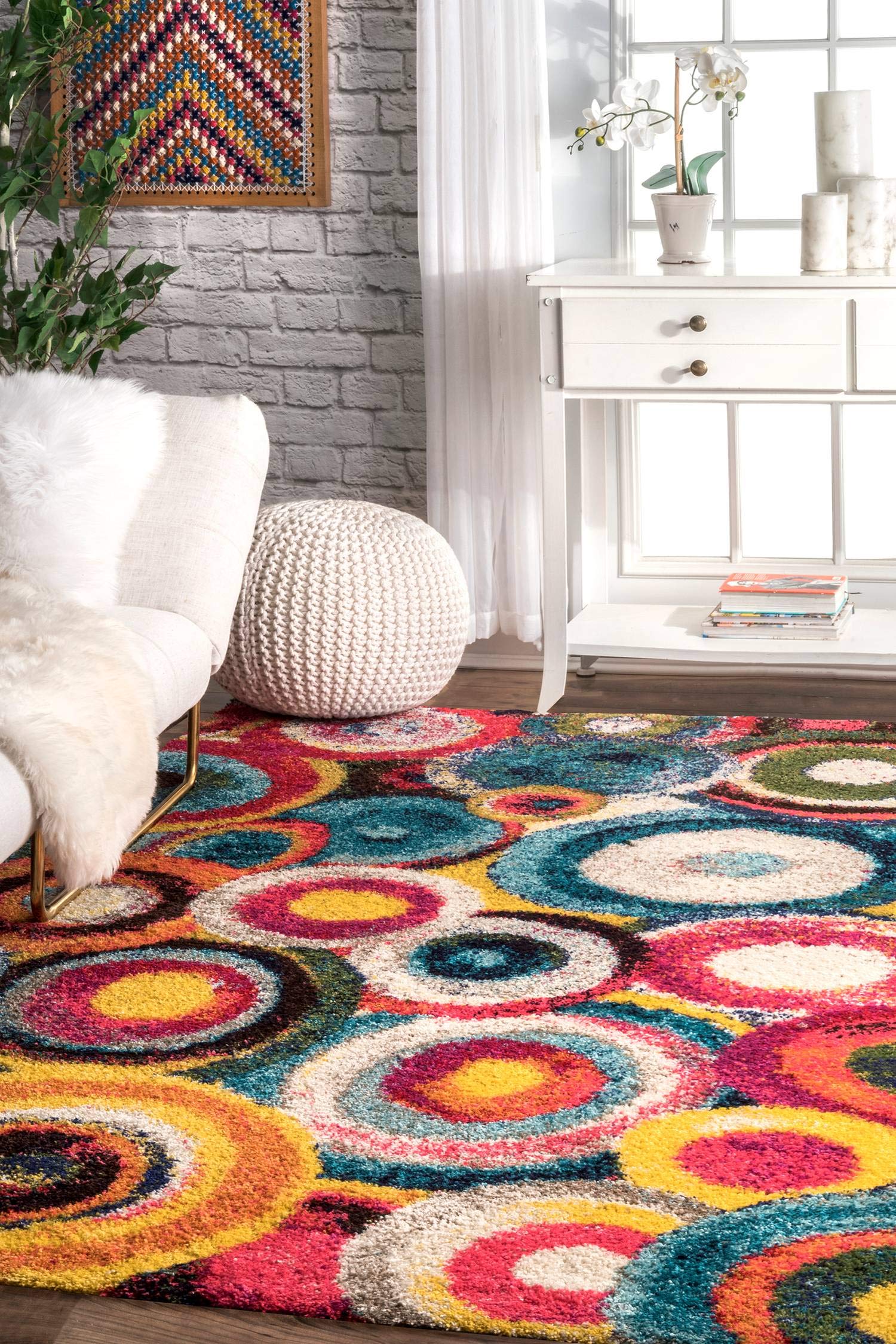 nuLOOM Bohemian Kathy Shag Area Rug, 8' x 10', Multi