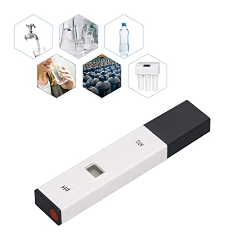 Water PH Meter, Automatic Identification Sensitive Reliable Performance 0-14pH PH Test Pen Portable for Greenhouse for Agriculture