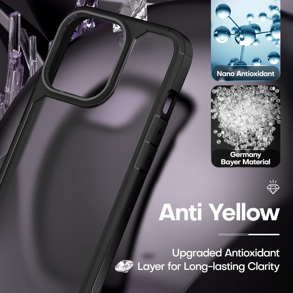 TAURI for Pixel 9 Pro XL Case, Compatible with Magsafe, Military-Grade Protection, Yellowing Resistant, Scratch-Resistant Back, Shockproof Slim Phone Case for Pixel 9 Pro XL, Gold