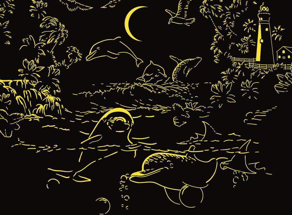 Ravensburger 15047 Moonlit Magic 500 Piece Glow in The Dark Puzzle for Adults - Every Piece is Unique, Softclick Technology Means Pieces Fit Together Perfectly
