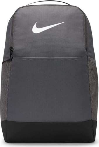 NIKE Unisex - Adult Brasilia 9.5 Backpack, Iron Grey/Black/White, One Size