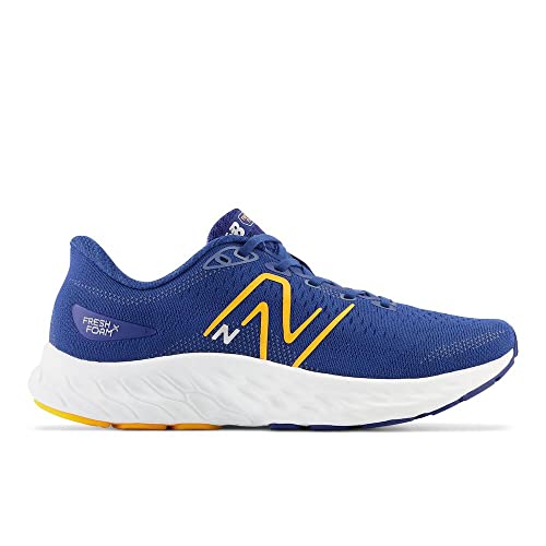 New Balance Men's Fresh Foam X Embar V1 Running Shoe, Night Sky/Hot Marigold, 10.5