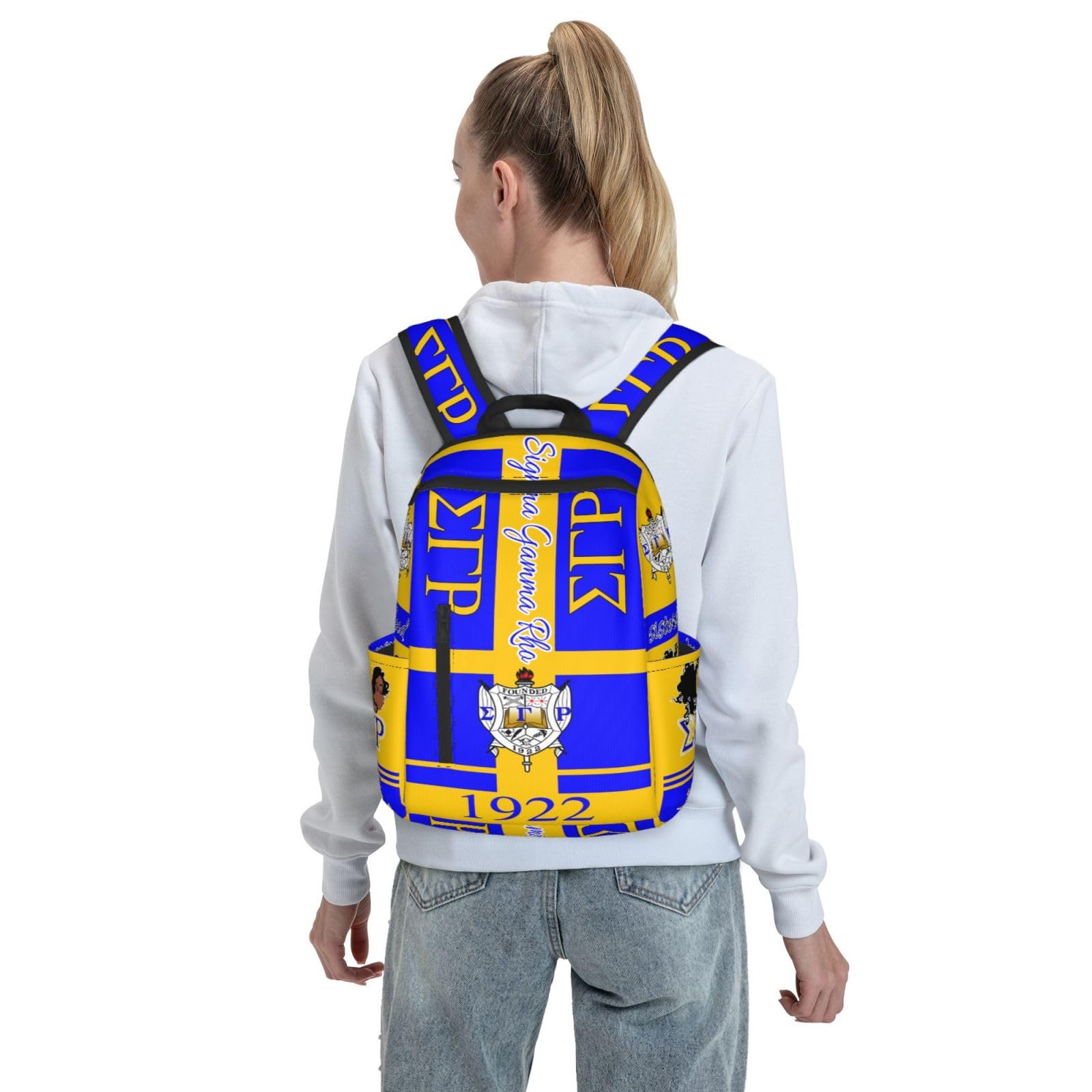 Sigma Gamma Rho Backpack, Lightweight And Versatile Laptop Bag Sister Backpack Gift