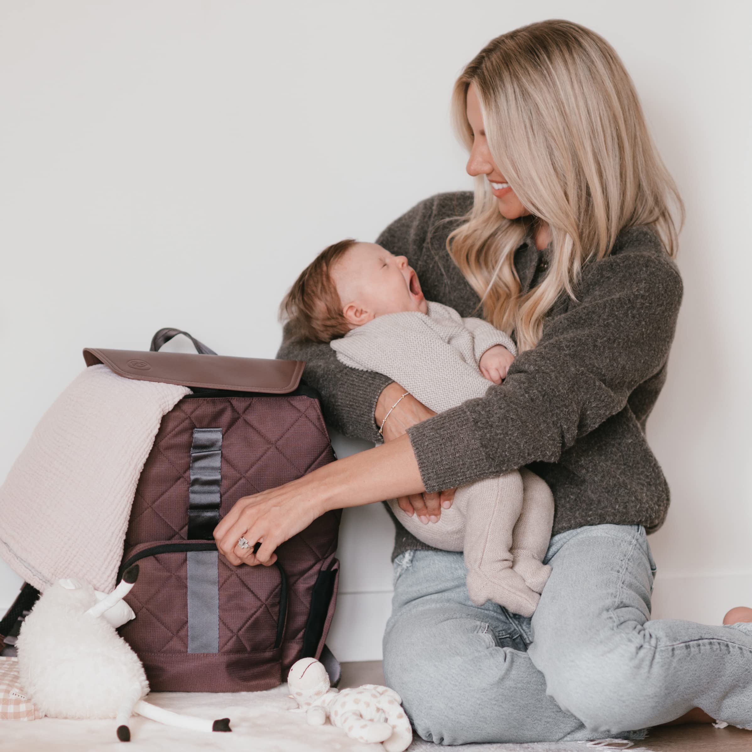 PAPERCLIP JoJo Diaper Bag Backpack - Eco Friendly - Large - Multifunctional - Black