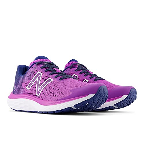 New Balance Women's Fresh Foam 680 V7 Running Shoe, Cosmic Rose/Night Sky/Silver Metalic, 7.5