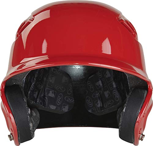 Rawlings | R16 VELO Baseball Batting Helmet | Senior (6 7/8" - 7 5/8") | Scarlet