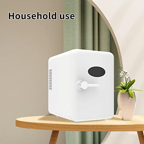 Saint Kang Skincare Fridge Hot&Cold, Portable Makeup Fridge, AC/DC Beauty Fridge for Bedroom, Office and Car(White) (4L)