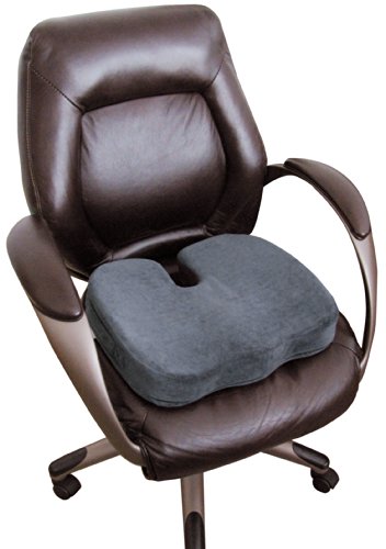 TravelMate Gel-Enhanced Memory Foam Seat Cushion β Perfect for Office Chair & Car Seat Cushion β Helps Relief from Tailbone Pain β Reduce Pressure on Coccyx & Hip β Non-Slip Washable Cover