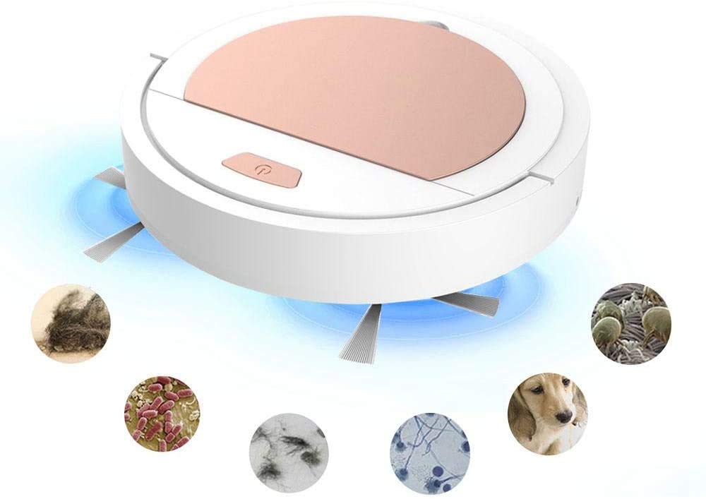 Robot Vacuum, Strong Suction, Quiet, Super-Thin Smart Robotic Vacuum Cleaner, Used to Clean Pet Hair, Hard Floors, Black