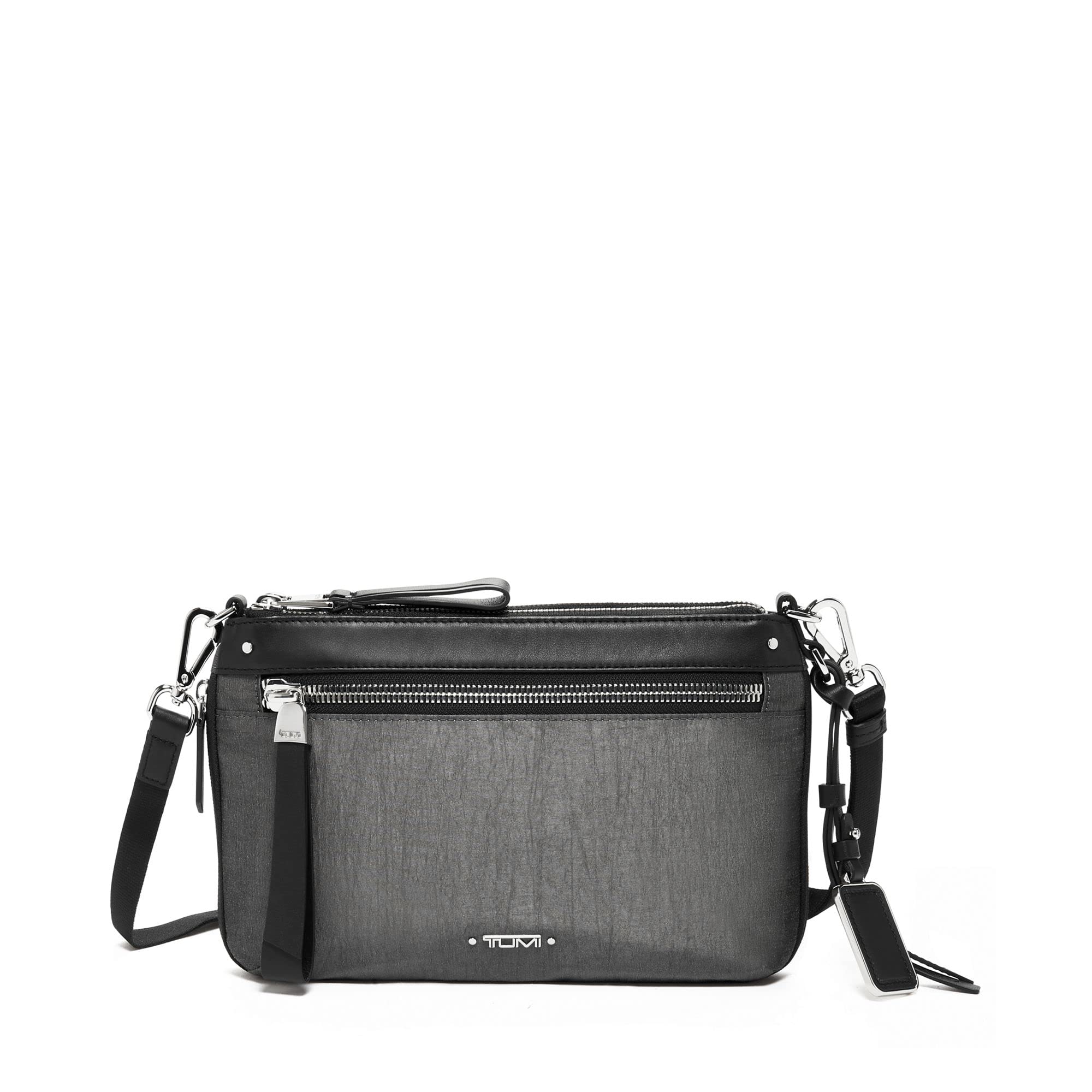 TUMI Sarina Crossbody Pewter Metallic One Size
