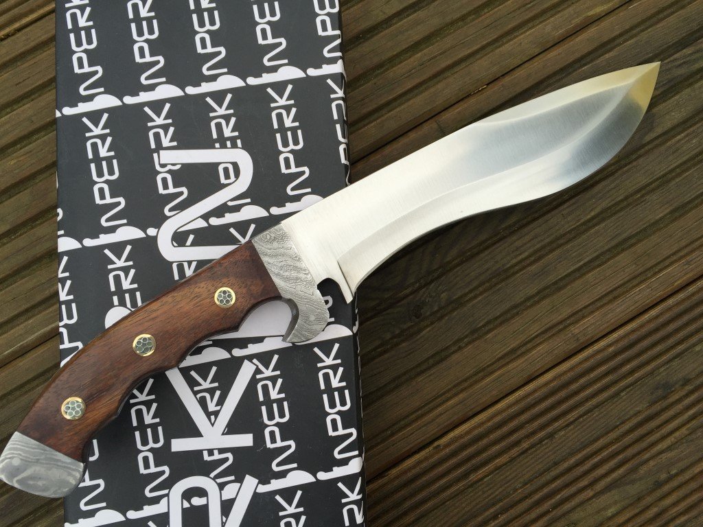 Perkin - Hunting Knife with Leather Sheath - D2 Steel Blade
