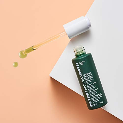 Peter Thomas Roth | Green Releaf Calming Face Oil | Facial Elixir with Hemp-Derived Cannabis Sativa Seed Oil, Helps Relieve the Look of Inflammation