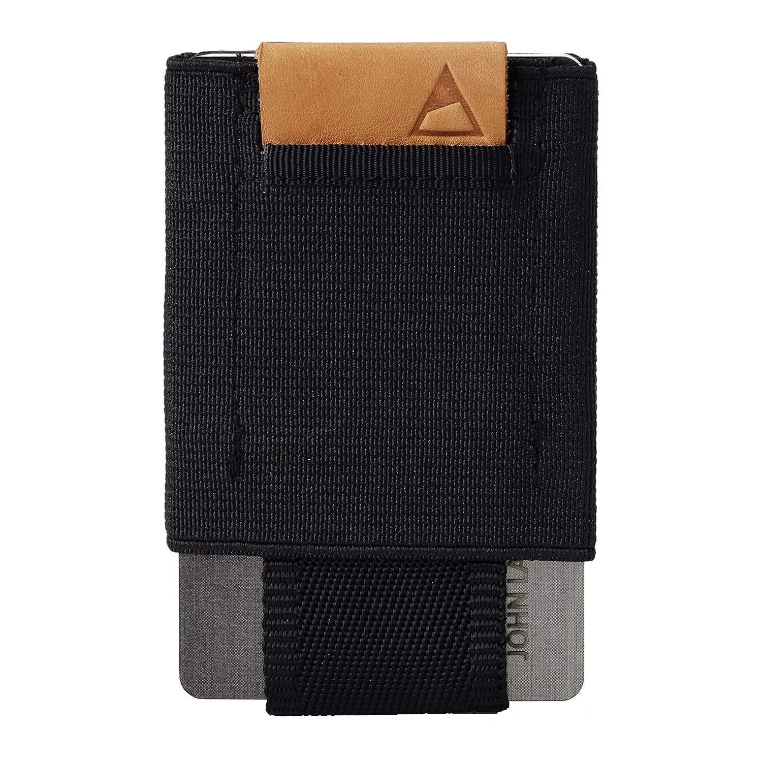 NOMATIC Minimalistic Wallet for Men and Women - Slim Wallet Fits In Front Pocket - Holds 4-15 Cards - Hidden Cash Holder and Key Holder Pocket (Black)
