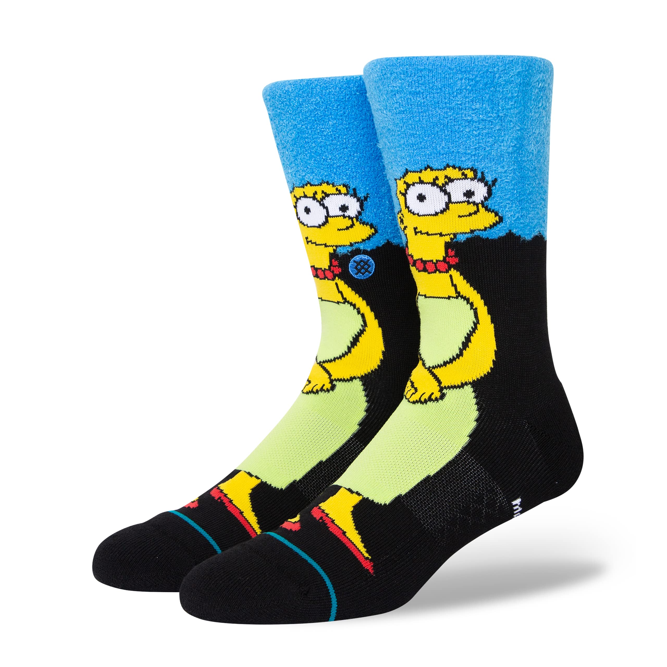 Stance Marge Crew Socks (Medium, Black)