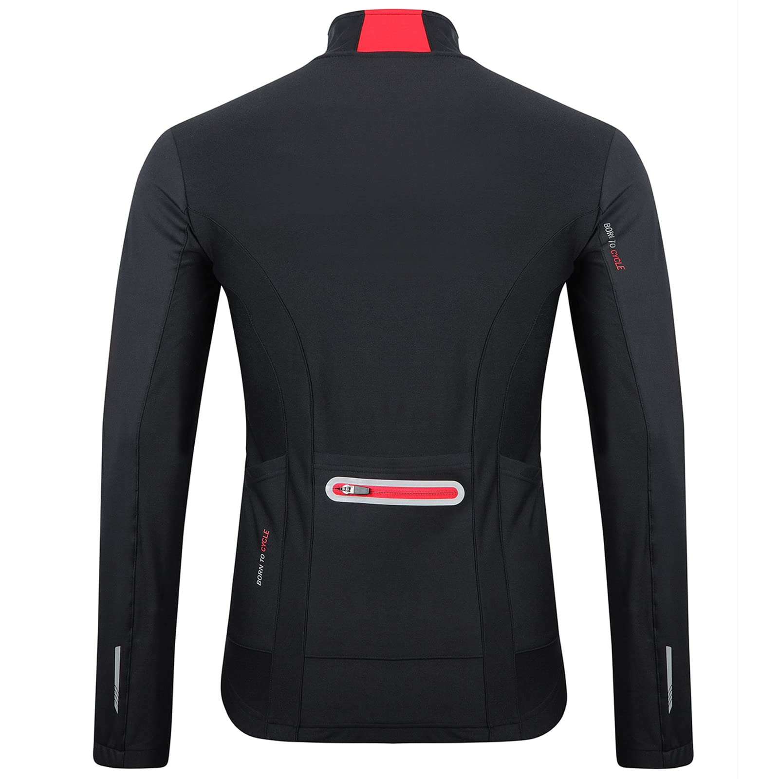 Santic Men's Cycling Bike Winter Jackets Windproof Fleece Thermal Warm UP Running Bike Bicycle Jacket Breathable Windbreaker