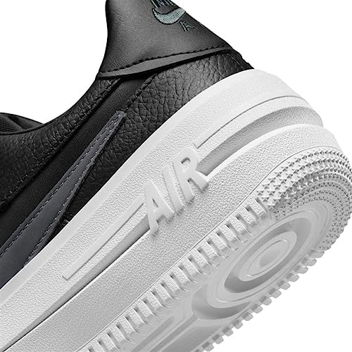 Nike Womens Air Force One Platform Sneakers, Black/Anthracite/White, 9.5