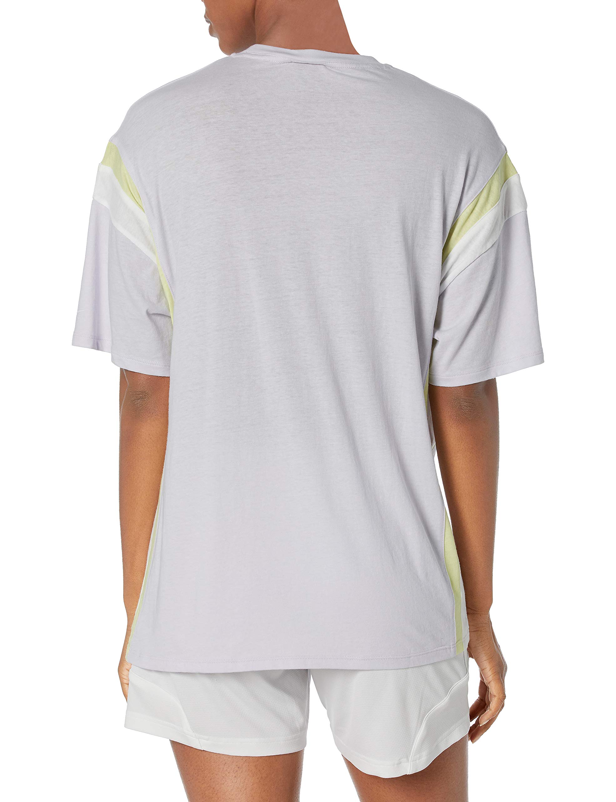 Reebok Workout Ready Meet You There Oversized Tee, Lilac Frost, 2XS