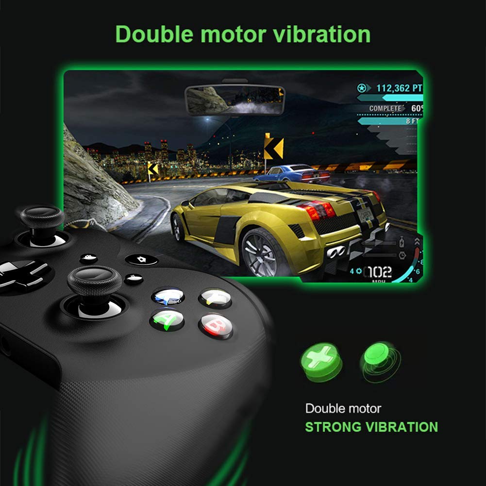 Wired Controller Detachable for Xbox Series X & S:Upgraded Joystick-Headset Jack-Trigger Buttons Mode - Compatible with PC, Xbox One, Xbox Series X & S and PC Windows 7,8,10 (Renewed)