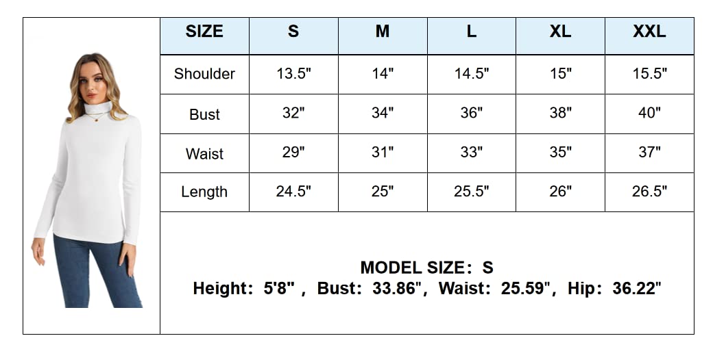 White Turtleneck Women Long Sleeve White Shirt Women Mock Turtleneck Top Underscrub Long Sleeve Women Medium